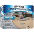 Rust-Oleum Basement Floor Coating Kit, Satin, Tan, Liquid 203008 | Zoro