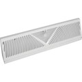 Imperial Baseboard Diffuser, 24 in L, 234 in W, 360 deg Air Deflection ...