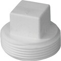 Genova IPEX Cleanout Plug, 4 in, MNPT, PVC, White, SCH 40 Schedule ...