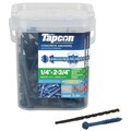 Tapcon Tapcon Concrete Screw, Steel Climaseal Coated 24530 | Zoro