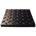 Flexgard SMA4836DG12 Stall Mat, 3 ft L, 4 ft W, 12 in Thick, Diamond ...