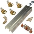 Johnson Hardware ByPass Door Hardware Set, 60 in L Track, For 50 lb ...
