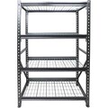 Prosource Shelving Unit, 5000 lb Capacity, 4Shelf, 48 in OAW, 24 in OAD ...