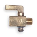 Apollo Valves Gas Cock, Size 3/8", FNPT x MNPT, Btu 5330101 | Zoro