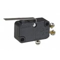 Omron Miniature Snap Action Switch, Hinge, Lever Actuator, SPDT, 10A @ 240V AC Contact Rating V ...