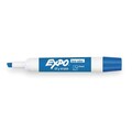 Expo Dry Erase Marker, Chisel Tip, Blue PK12 Low Odor 80003 | Zoro