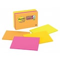 Post-It Super Sticky Notes, 4x6 In., PK8 6445-SSP | Zoro