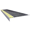 Wooster Products Stair Tread, Blk/Ylw, 36in W, Extruded Alum 511BY3 | Zoro