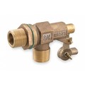 Watts Float Valve, 3/4 In, Bronze, Bulkhead Mount HD 750 TO 12 | Zoro