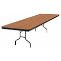 Midwest Folding Rectangle Folding Banquet Table, 36 in W, 96 in L, 30 ...
