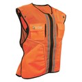 Falltech Construction Safety Vest, Orange, S/M 5056SM | Zoro