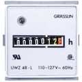 Intermatic Hour Meter, 120VAC, 60 Hz, Plastic, 6 Digits UWZ48E-120U | Zoro