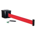 Retracta-Belt Wall Barrier, 20ft Red Belt WM412SB20-RD-RE | Zoro