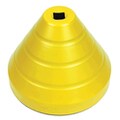Rubberform Sign Base Cover, Rbber/Plstic, Yellow 7443 | Zoro