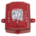 System Sensor Outdoor Strobe, Wall, Standard Candela, Red SRK | Zoro