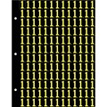 Electromark Number Label, 1, Yellow/Black SUNYK.78NB1 | Zoro
