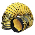 Americ Ventilation Duct, 20 in x 25 ft, Blk/Ylw AM-DS2025 | Zoro