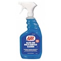 Ajax Glass Cleaner, 32 oz., Clear Blue, odorless, Trigger Spray Bottle ...