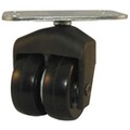 Jacob Holtz Dual Wheel Swivel Caster, 150 lb, 2 In, Rubber 205-2XHRUB ...