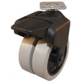 Jacob Holtz Dual Wheel Swivel Caster w/Brake, 150 lb, 3 In. 305-2XPU-00 ...