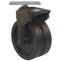 Jacob Holtz Dual Wheel Swivel Caster w/Brake, 150 lb, 4 In, PP 405-2XPP ...