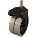 Jacob Holtz Dual Wheel Swivel Caster w/Brake, 150 lb, 4 In. 405-2XPU-40 ...