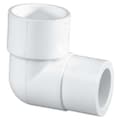 Zoro Select PVC Elbow, 90 Degrees, Socket x FNPT, 3 in Pipe Size 407030 ...