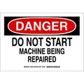 Brady Danger, Do Not Start Machine Being Repaired, 14" W x 10" H ...