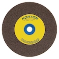 Norton Abrasives Grinding Wheel, 8 in. Dia, AO, 36/46G, Brown ...