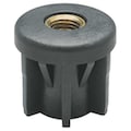 Elesa Tube End Caps, 1120 lb., Black NDX.T-42,4X2,0-M14 | Zoro