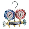 Yellow Jacket Mechanical Manifold Gauge Set, 2-Valve 42001 | Zoro