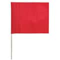 Presco Marking Flag, Red, Blank, PVC, PK100 F4524R-200 | Zoro