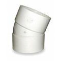 Charlotte Pipe And Foundry 6" Hub PVC 22-1/2 Degree Elbow Sched SDR 35 ...