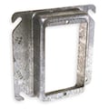 Raco Mud Ring, 1 Gang, Galvanized Zinc, Square Box Type 782 | Zoro
