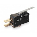 Omron Miniature Snap Action Switch, Hinge, Lever Actuator, SPDT, 15A @ 240V AC Contact Rating V ...