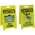 See All Industries Floor Safety Sign, 20 in H, 12 in W, Corrugated ...
