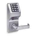Trilogy Electronic Lock, Satin Chrome, 12 Button DL2800IC US26D | Zoro