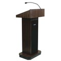 Amplivox Sound Systems Lectern w/Sound, Walnut, 46-1/2x22x15 In S505-WT ...