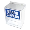 Condor Beard Cover Dispenser, Acrylic, Clear 30ZE59 | Zoro