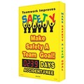 Accuform DIGI-DAY®3 Scoreboard, Teamwork, 28x20 in, Aluminum SCK107 | Zoro