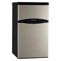 Frigidaire Compact Refrigerator, 3.1 cu ft, Silver Mist FFPS3133UM | Zoro