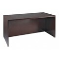 Lorell Desk, 30x66", Right, 3/4", Ped, Espresso 87803 | Zoro