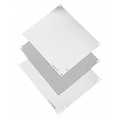 Nvent Hoffman Interior Panel, 12 Gangs Gang(s), Stainless Steel ...