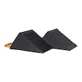 Buyers WC35225 Mini Rubber Wheel Chock Set w/Rope | Zoro.com