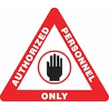 Accuform Slip-Gard Triangle Shape Floor Sign, 15" Height, 17" Width ...