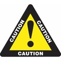 Accuform Slip-Gard Triangle Shape Floor Sign, 15" Height, 17" Width ...