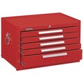 Kennedy Signature Top chest, 5 Drawer, Red, Steel, 29" W x 20" D x 16-5 ...