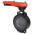 Georg Fischer Butterfly Valve, PVC, 4 In 161567005 | Zoro