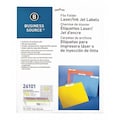 Business Source Laser/Inkjet File Folder Label, PK750 26101 | Zoro