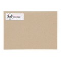 Avery High Gloss Clear Mailing Labels, 1500 6524 | Zoro